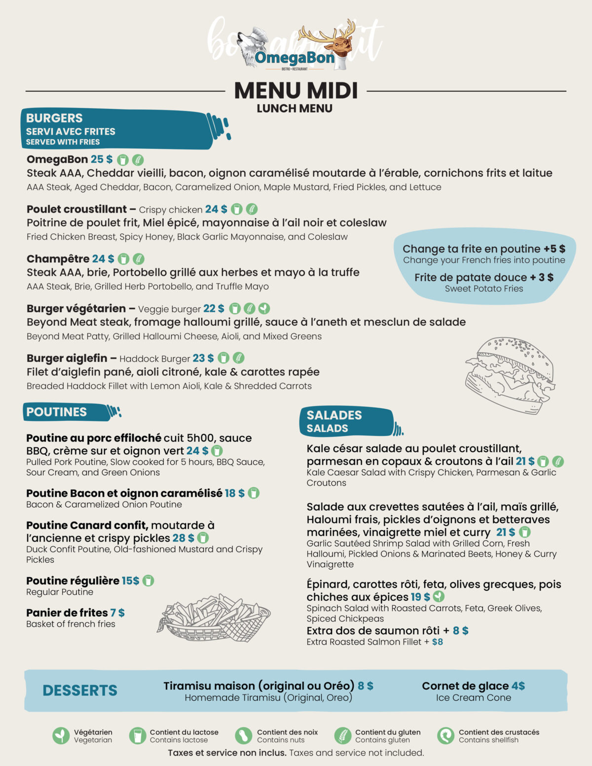 MENU DU MIDI – Omegabon